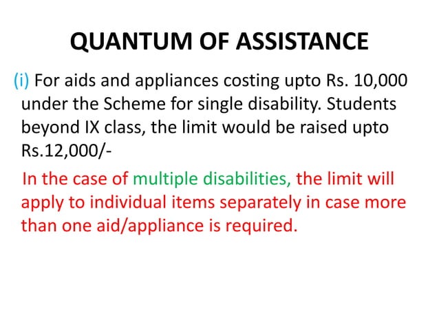 Adip scheme | PPTX | Government Support and Welfare | Financial Assistance