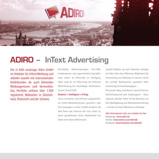 Adiro Imagebroschüre | PDF