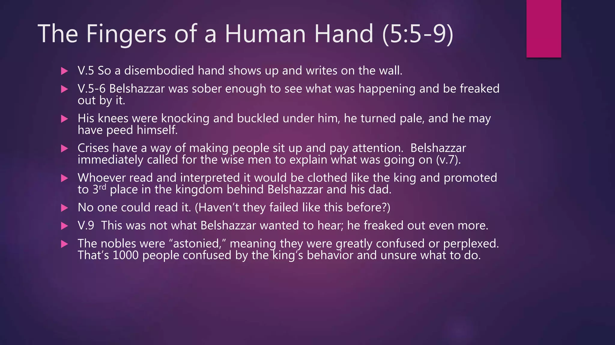 A disastrous party | PPTX