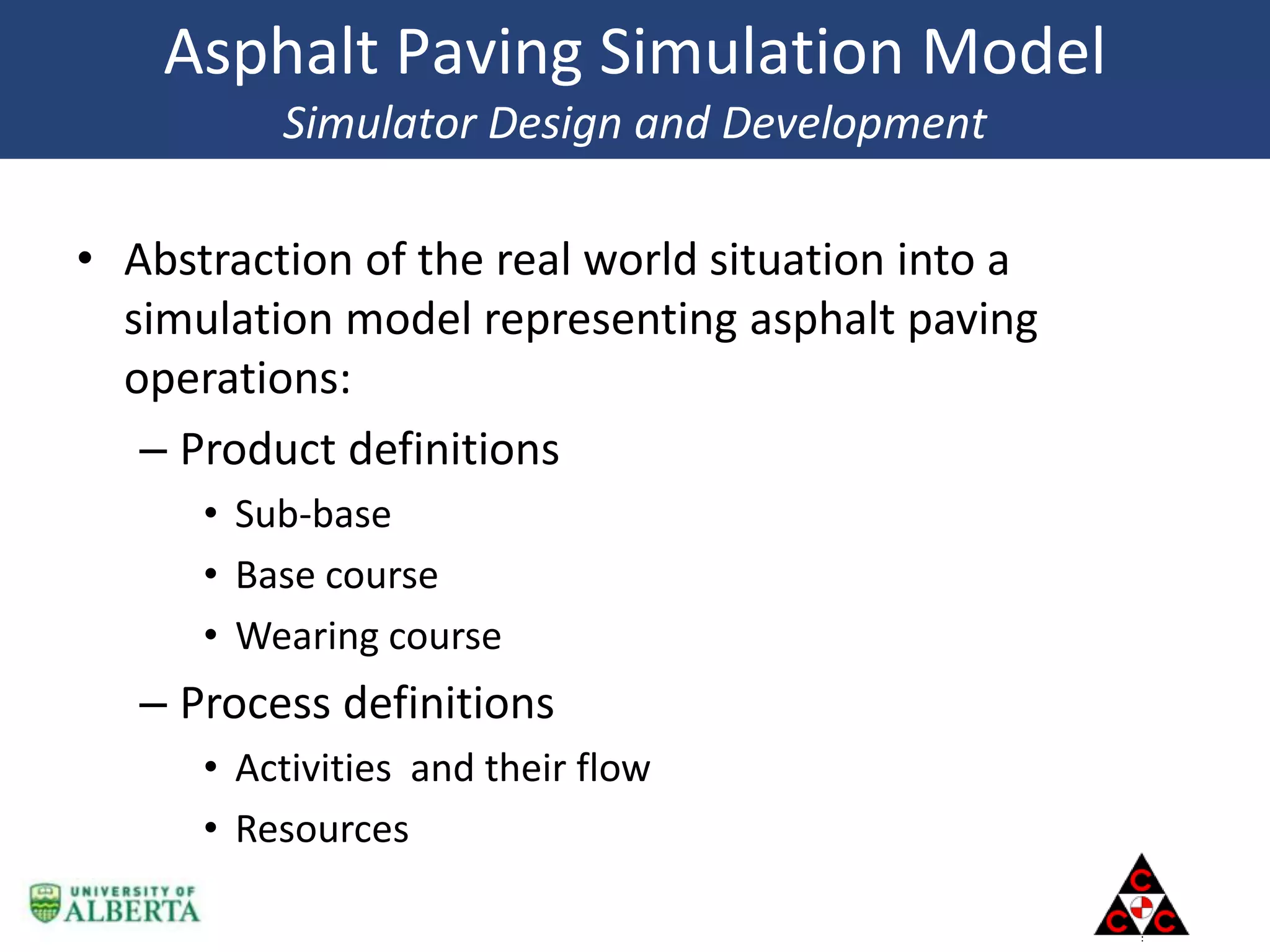 A discrete Event Simulation Model of Asphalt Paving Operations, Ramzi ...