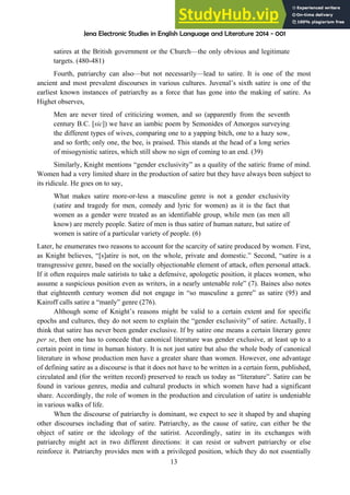 A Discursive Model Of Satire | PDF