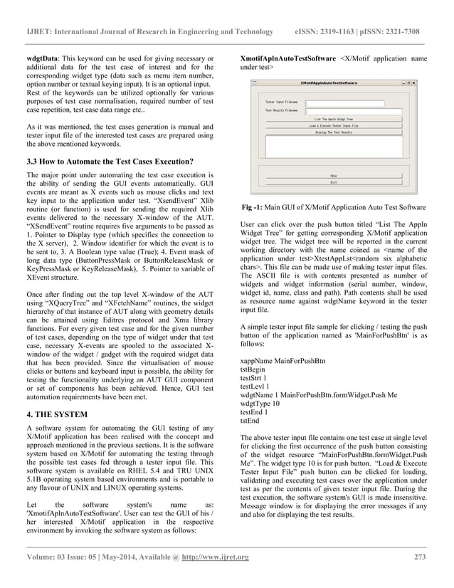 A Distinct Approach For Xmotif Application Gui Test Automation Pdf Operating Systems