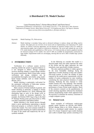 A Distributed CTL Model Checker | PDF