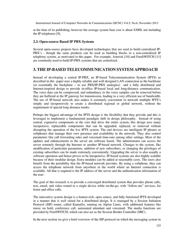 A Distributed Ip Based Telecommunication System Using Sip Pdf