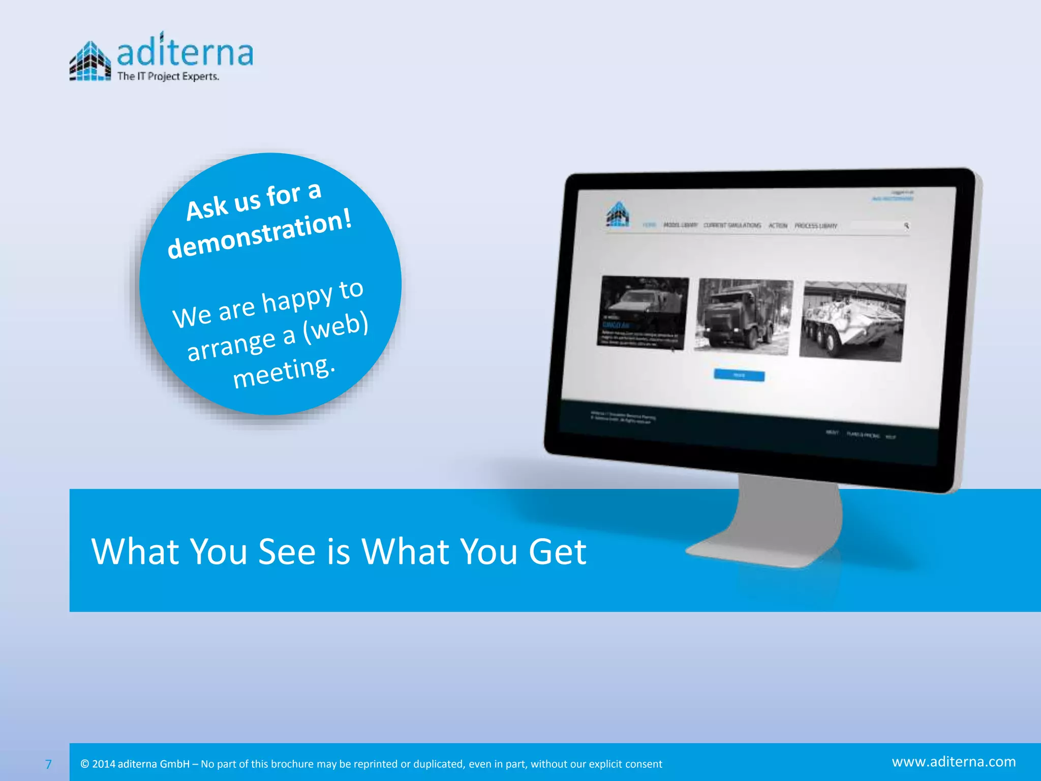 aditerna SRP - Simulation Resource Planning | PPTX