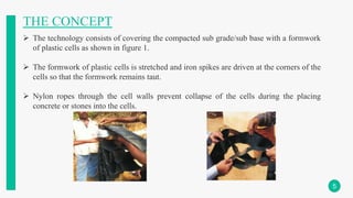 Plastic cell filled concretepavement .pptx