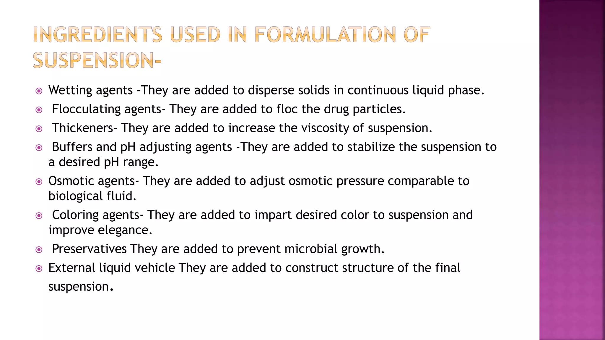 Manufacturing Flow Chart And IPQC Test Of SUSPENSION | PPTX