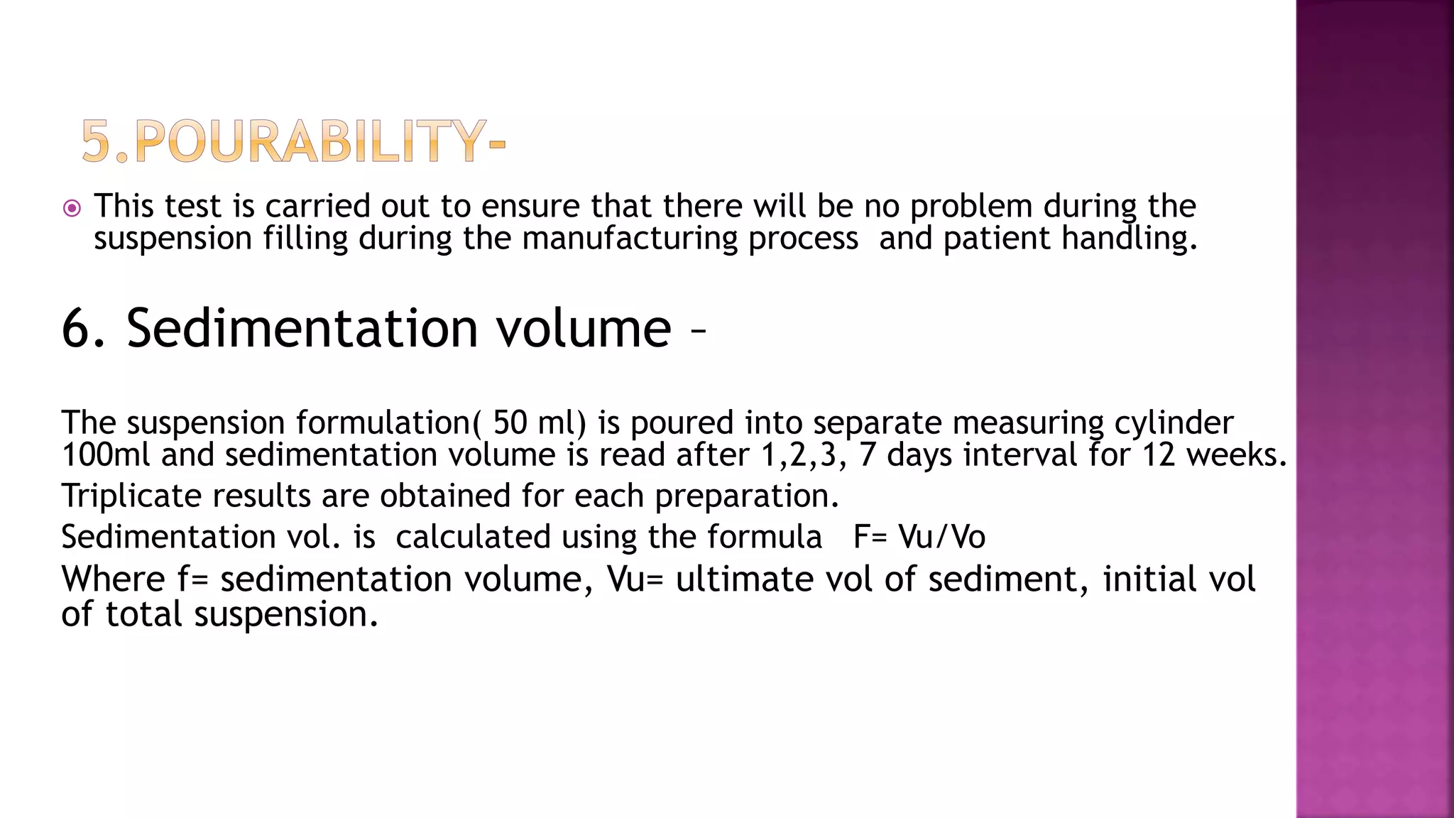 Manufacturing Flow Chart And IPQC Test Of SUSPENSION | PPTX