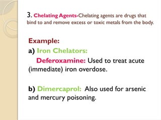 Uses of Metal in drugs:unique properties | PPTX