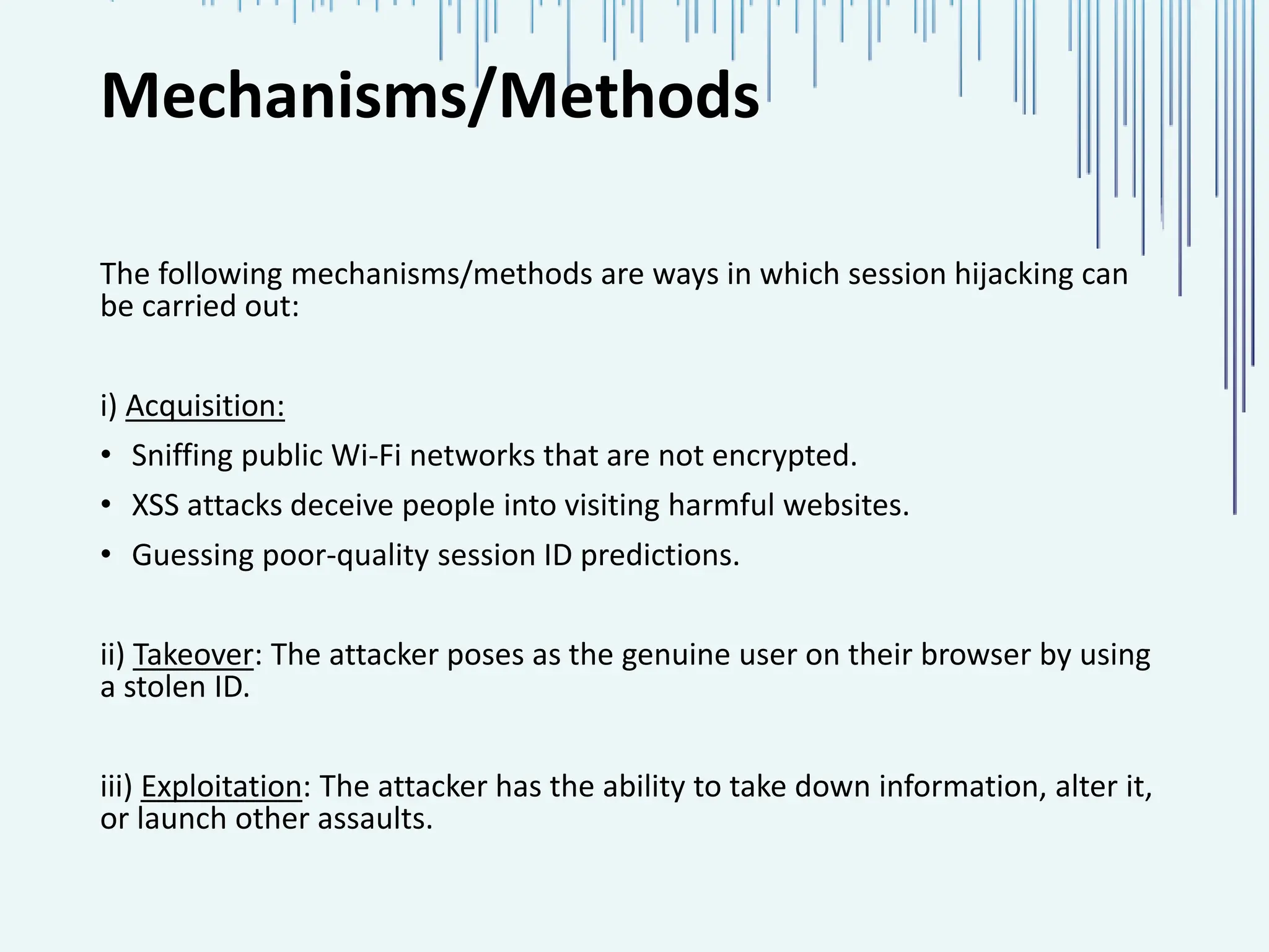 Session Hijacking: Understanding and Preventing Online Attacks | PPTX