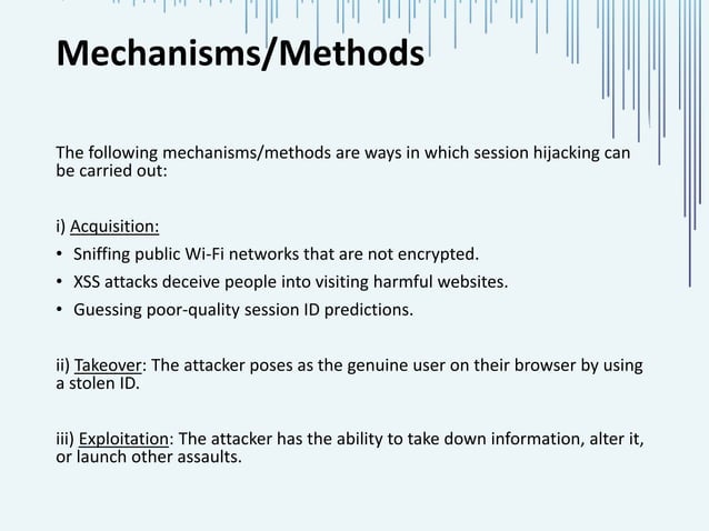 Session Hijacking: Understanding and Preventing Online Attacks | PPT