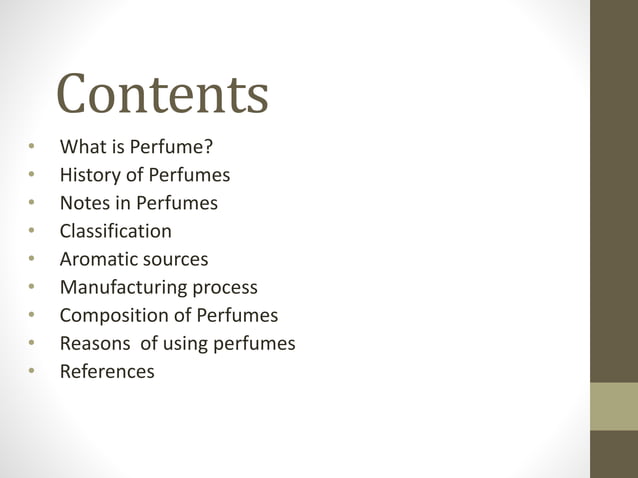 perfumes | PPTX | Perfume and Fragrance | Beauty