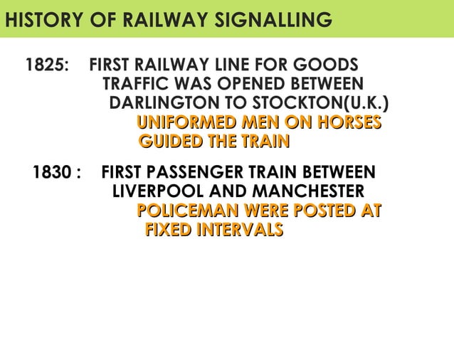 Railway Signalling by Aditi Shah | PPT