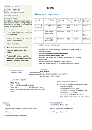 Aditi resume asa | PDF