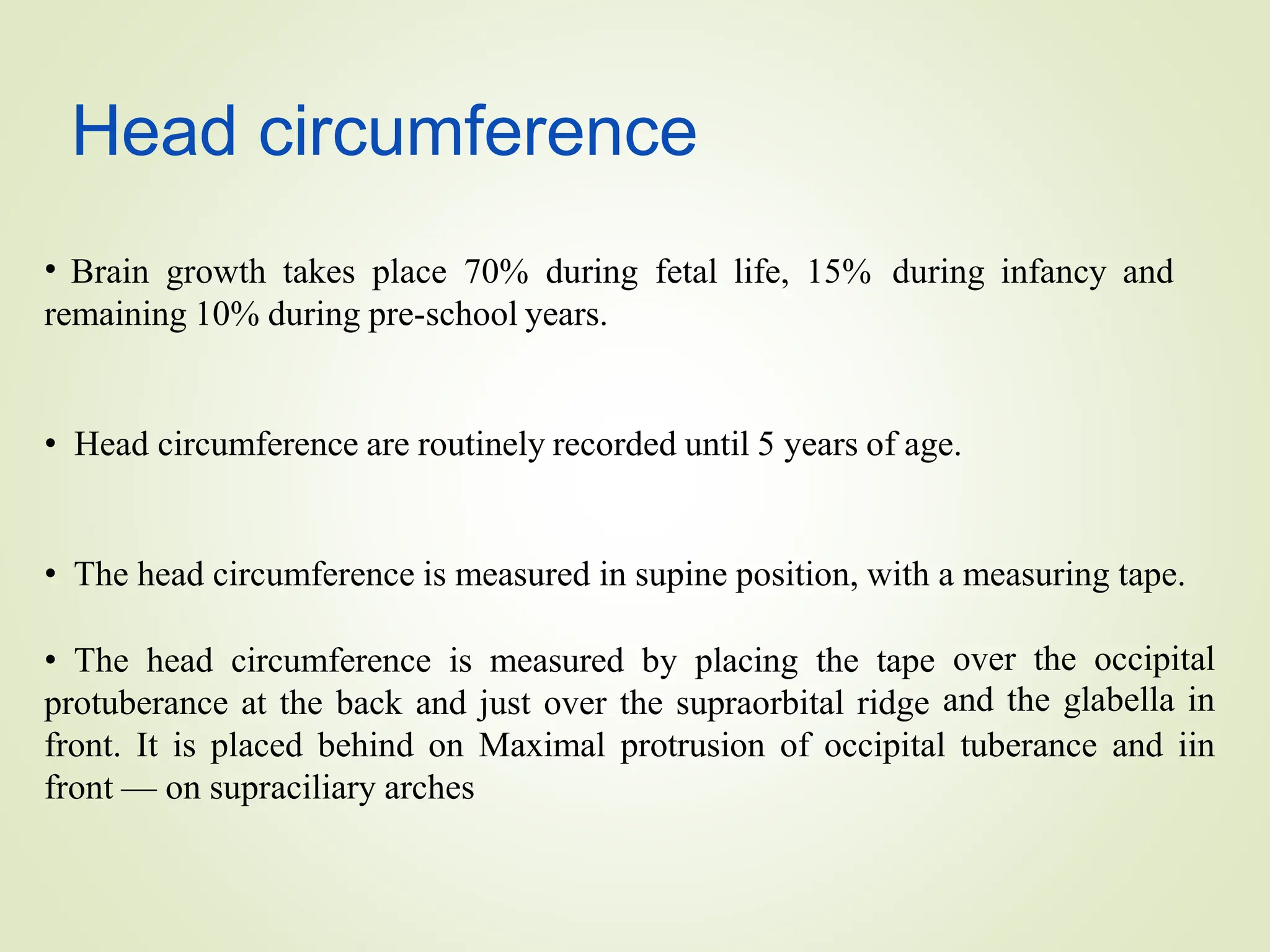 Techniques of anthropometric measurements in infants ppt medicine | PPTX