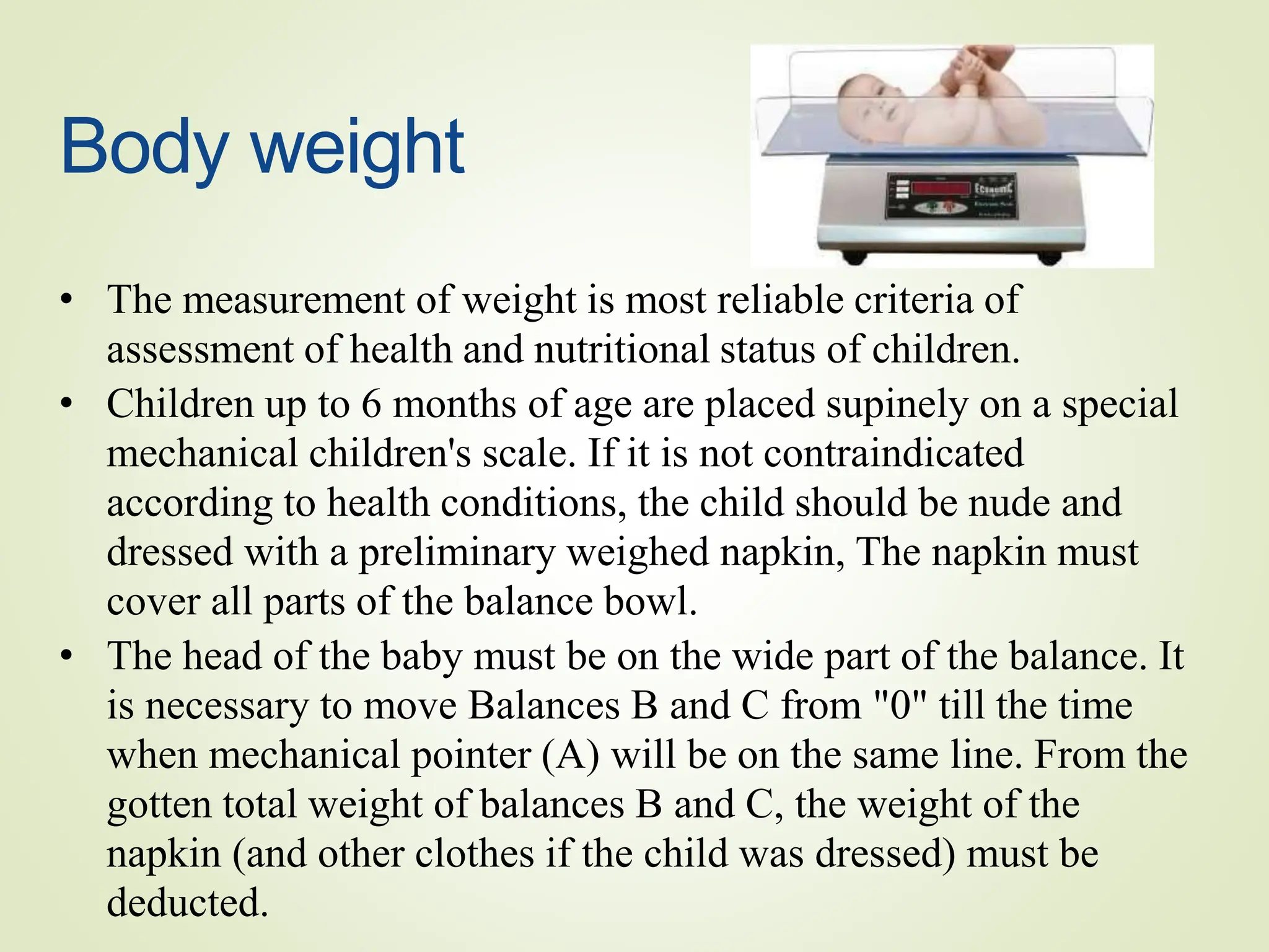 Techniques of anthropometric measurements in infants ppt medicine | PPTX