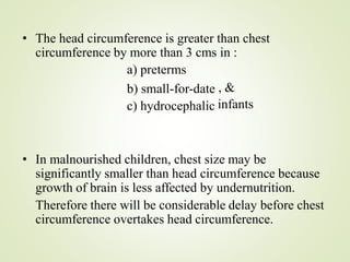 Techniques of anthropometric measurements in infants ppt medicine | PPTX