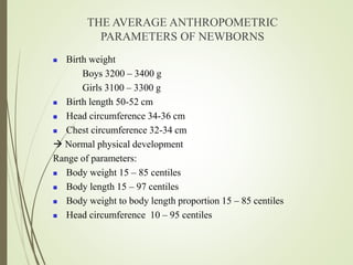 Techniques of anthropometric measurements in infants ppt medicine | PPTX