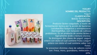 Aditivos en la industria lactea | PPTX