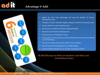 Adit microsys - offshore software development company | PPT