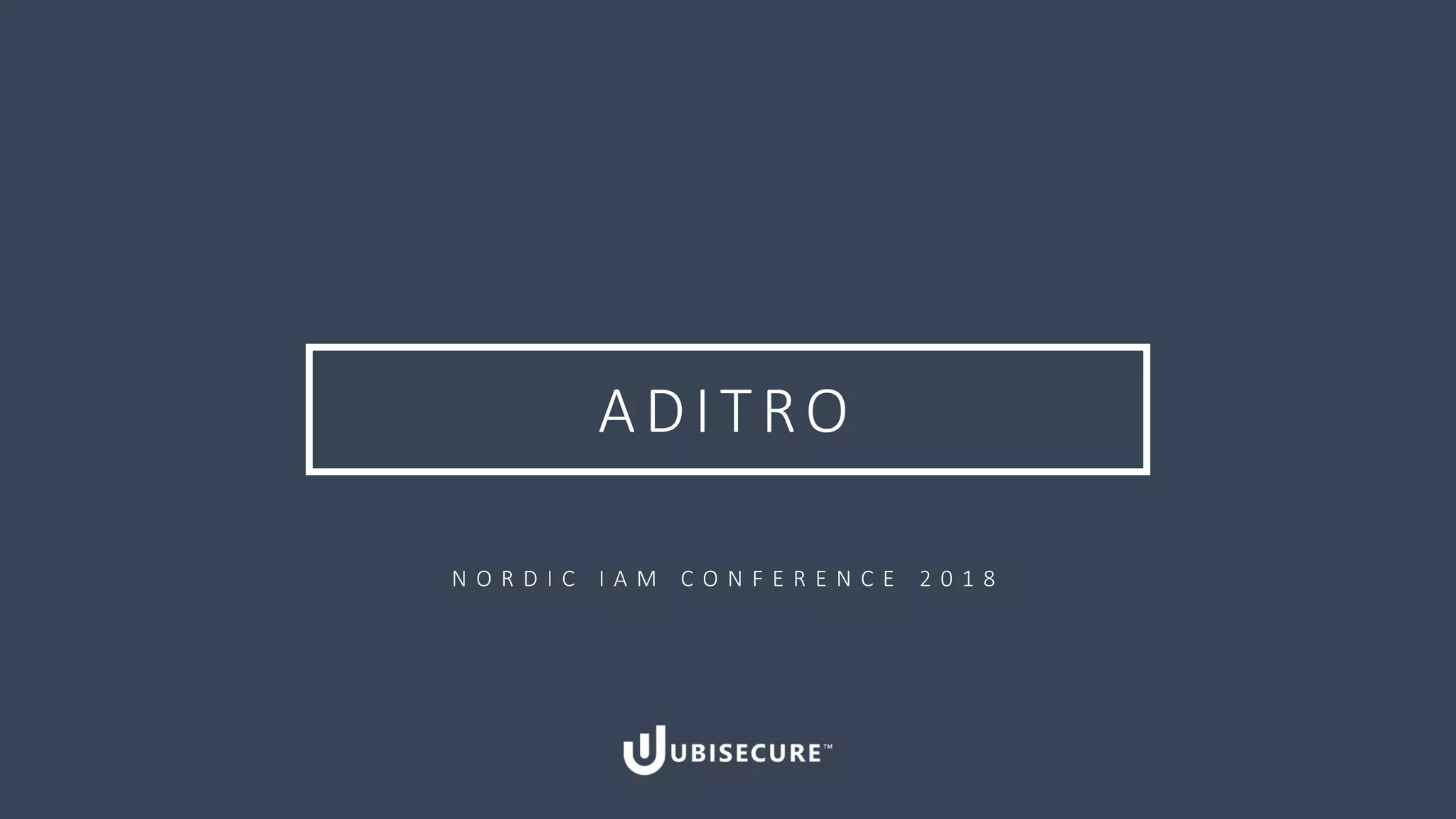 Aditro - IAM as part of Cloud Business strategy | PDF