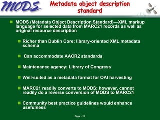 Metadata Standards | PDF