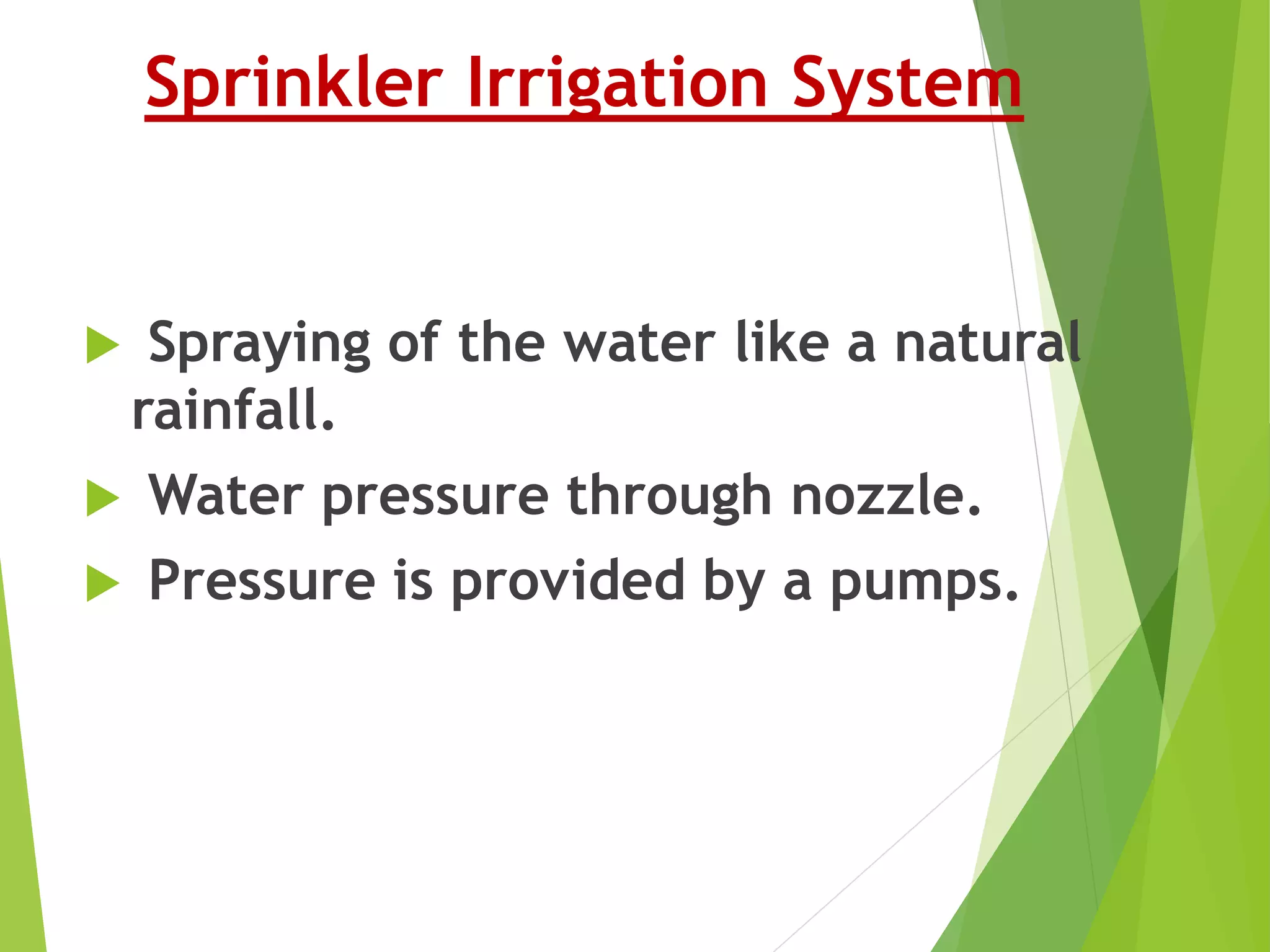 Aditya Kumar, Sprinkler Irrigation System.pptx | Water Services | Home Utilities