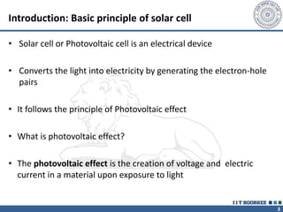 Black silicon(b-Si) solar cell | PPTX | Physics | Science