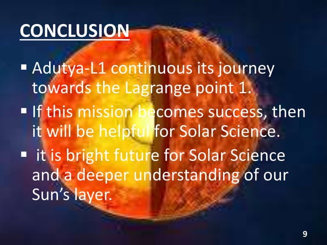 ADITYA-L1 NARSINGH.pptx | Space and Astronomy | Science
