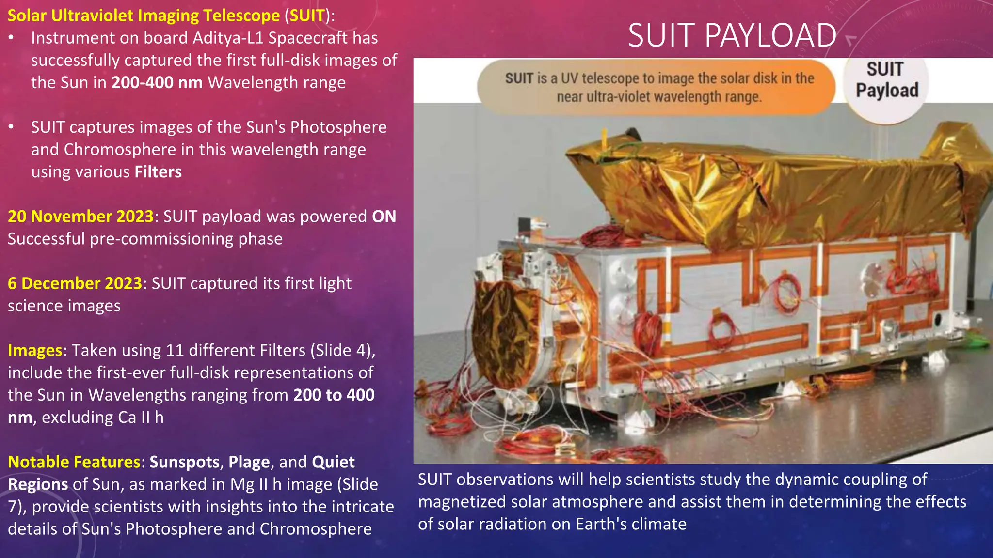 Aditya-L1 Suit Images ISRO - Compiled by Sanjoy Sanyal.pptx