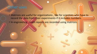 Linear Algebra Applications | PPTX | Chemistry | Science