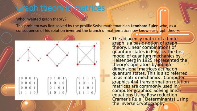 Linear Algebra Applications | PPTX | Chemistry | Science