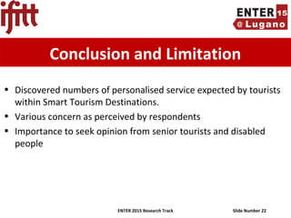 Smart Tourism Destinations Enhancing Tourism Experience through ...