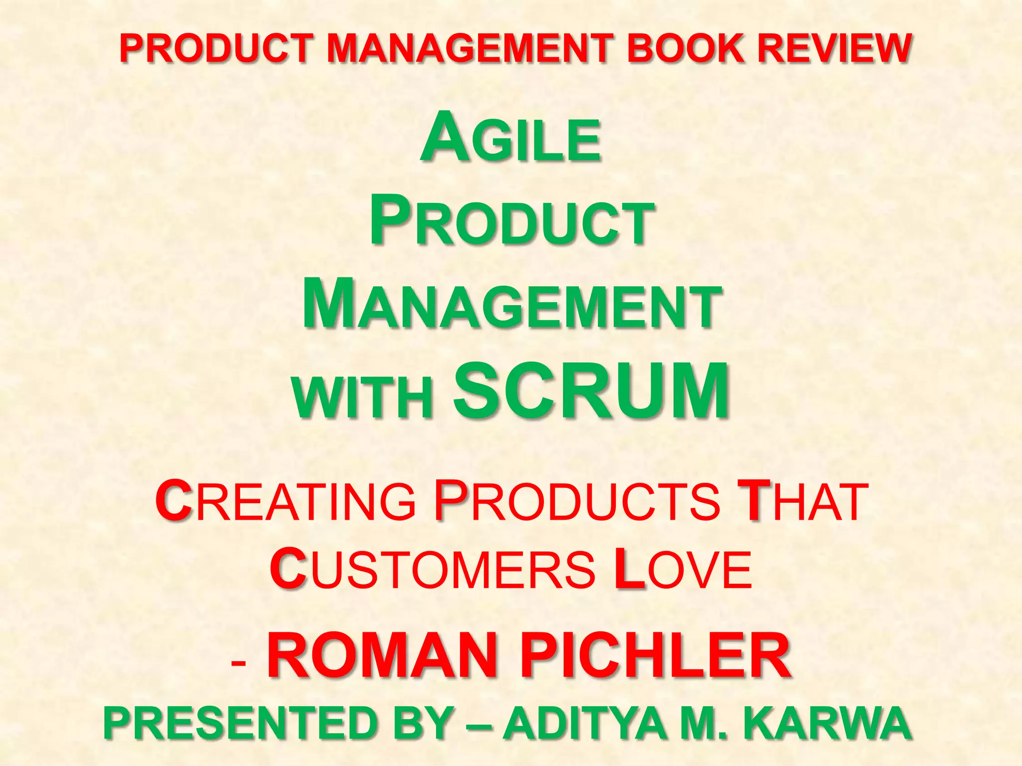 Product Management | PPTX