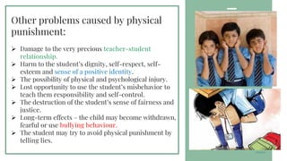 Healthy discipline among school children ( Gender Issues & Peace ...