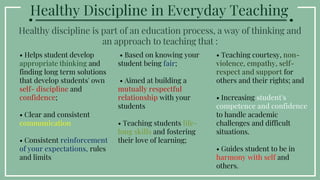 Healthy discipline among school children ( Gender Issues & Peace ...