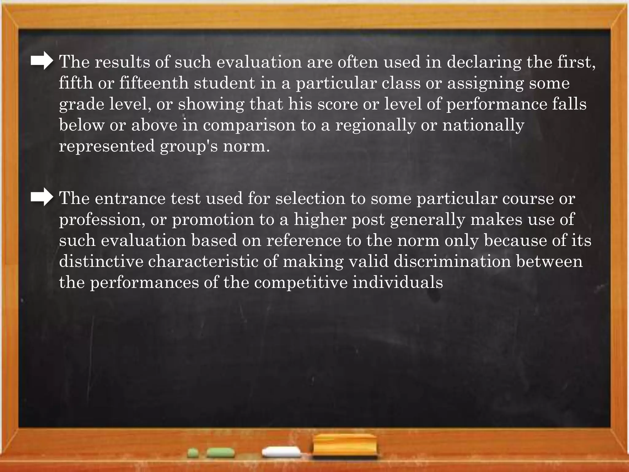 Nature of Interpretation: Norm referenced, Criterion referenced | PPTX