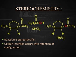 Baeyer Villiger Oxidation of Ketones, Cannizzaro Reaction, MPV | PPT