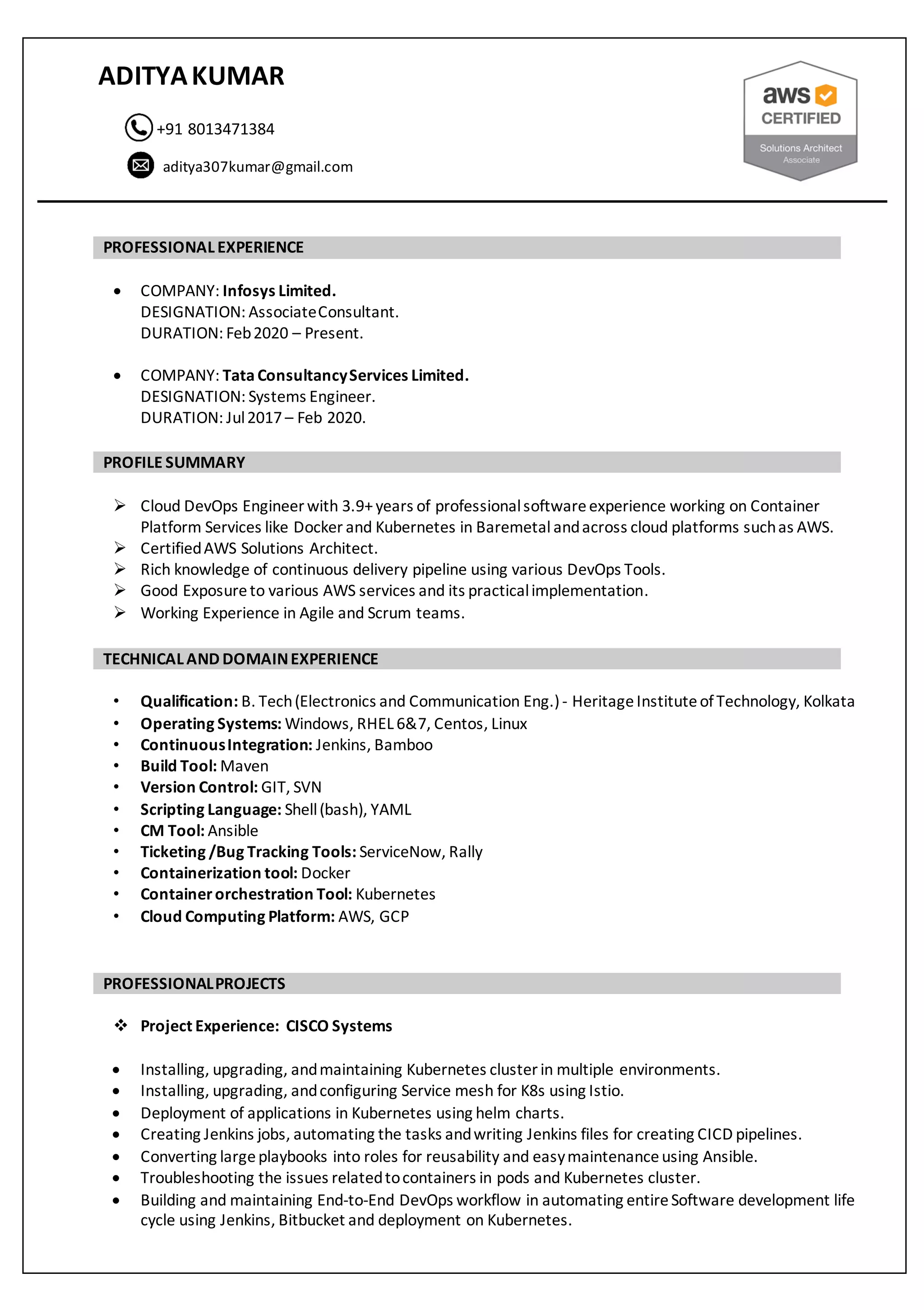 Aditya aws devops | PDF