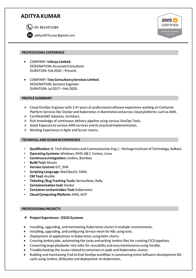 Aditya aws devops | PDF