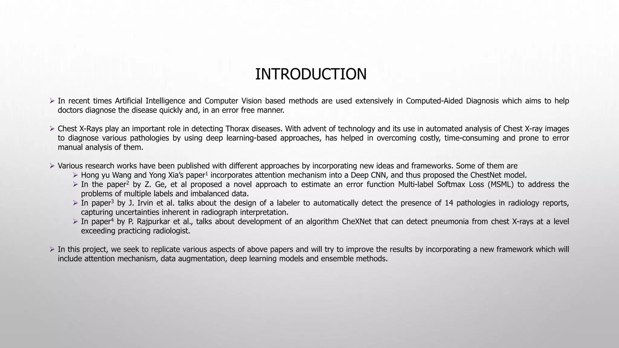 Aditya Bhattacharya Chest XRay Image Analysis Using Deep Learning | PPTX