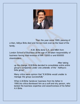 Aditya birla group | DOCX