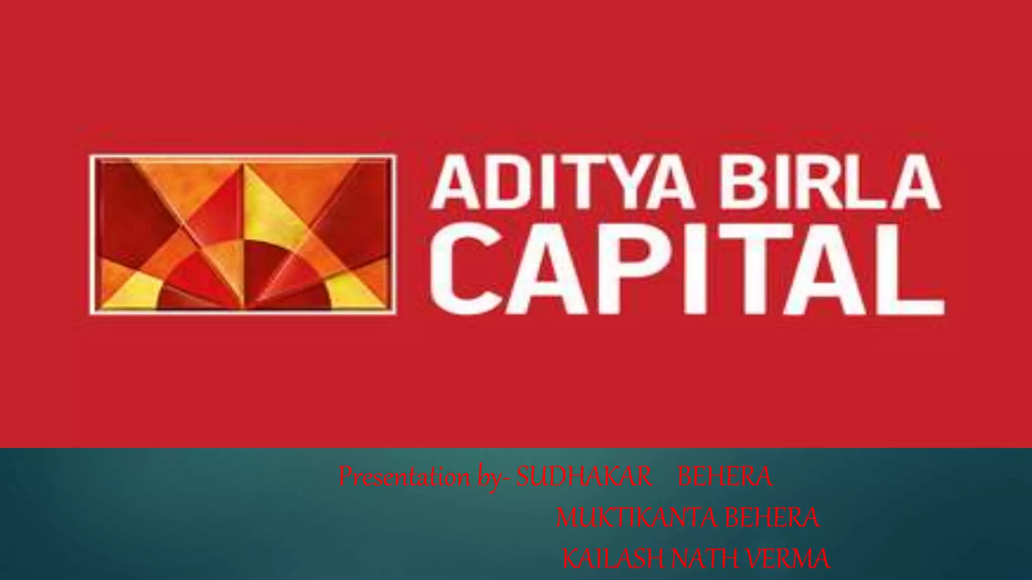 ppt on Aditya birla capita | PPTX