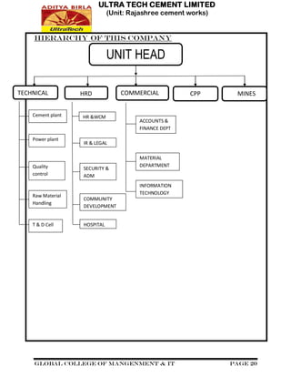 Aditya birla ultratech cement | PDF