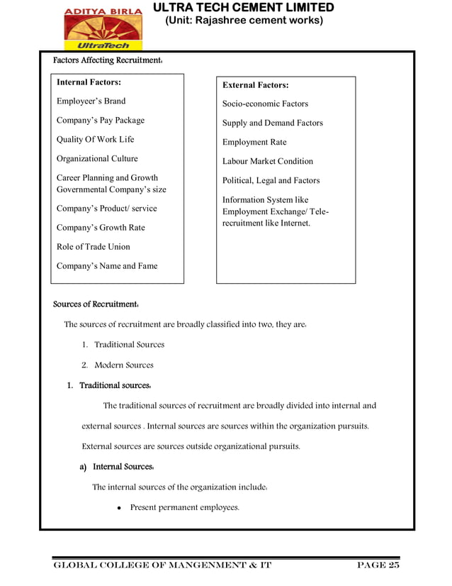 Aditya birla ultratech cement | PDF