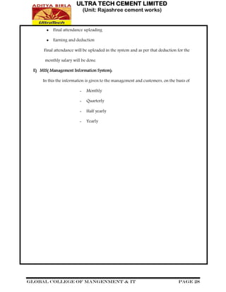 Aditya birla ultratech cement | PDF