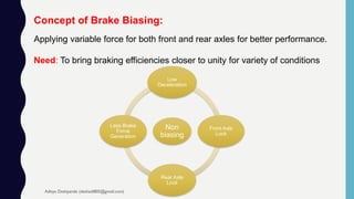 Analysis of Brake Biasing (Balance Bar) on Baja Vehicle | PDF