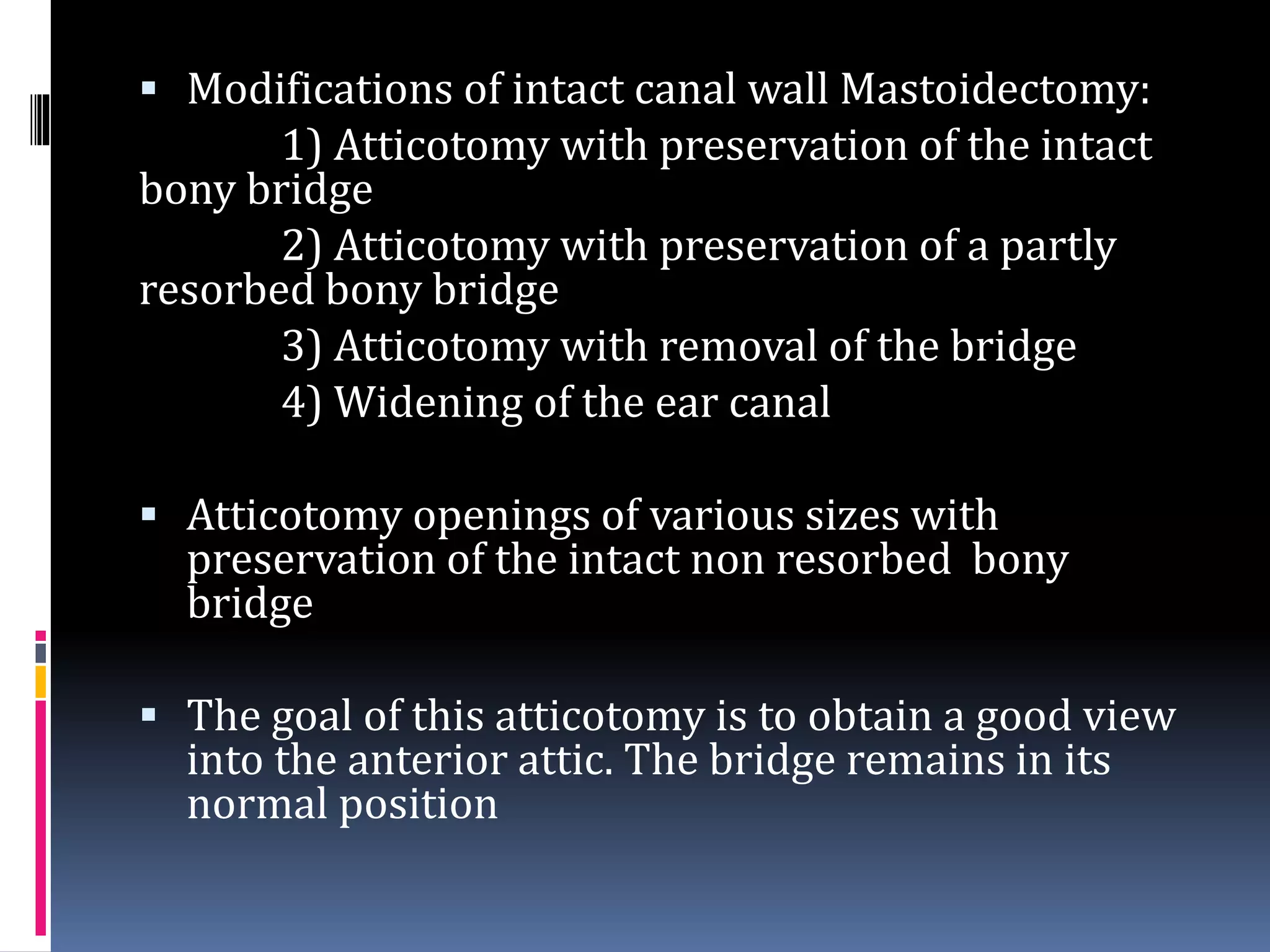 Canal wall up Mastoidectomy ( Intact Bridge Mastoidectomy) by Dr.Aditya ...