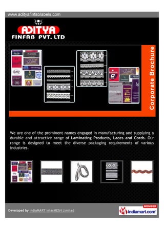 Aditya Finfab Private Limited, Ahmedabad, Laces | PDF