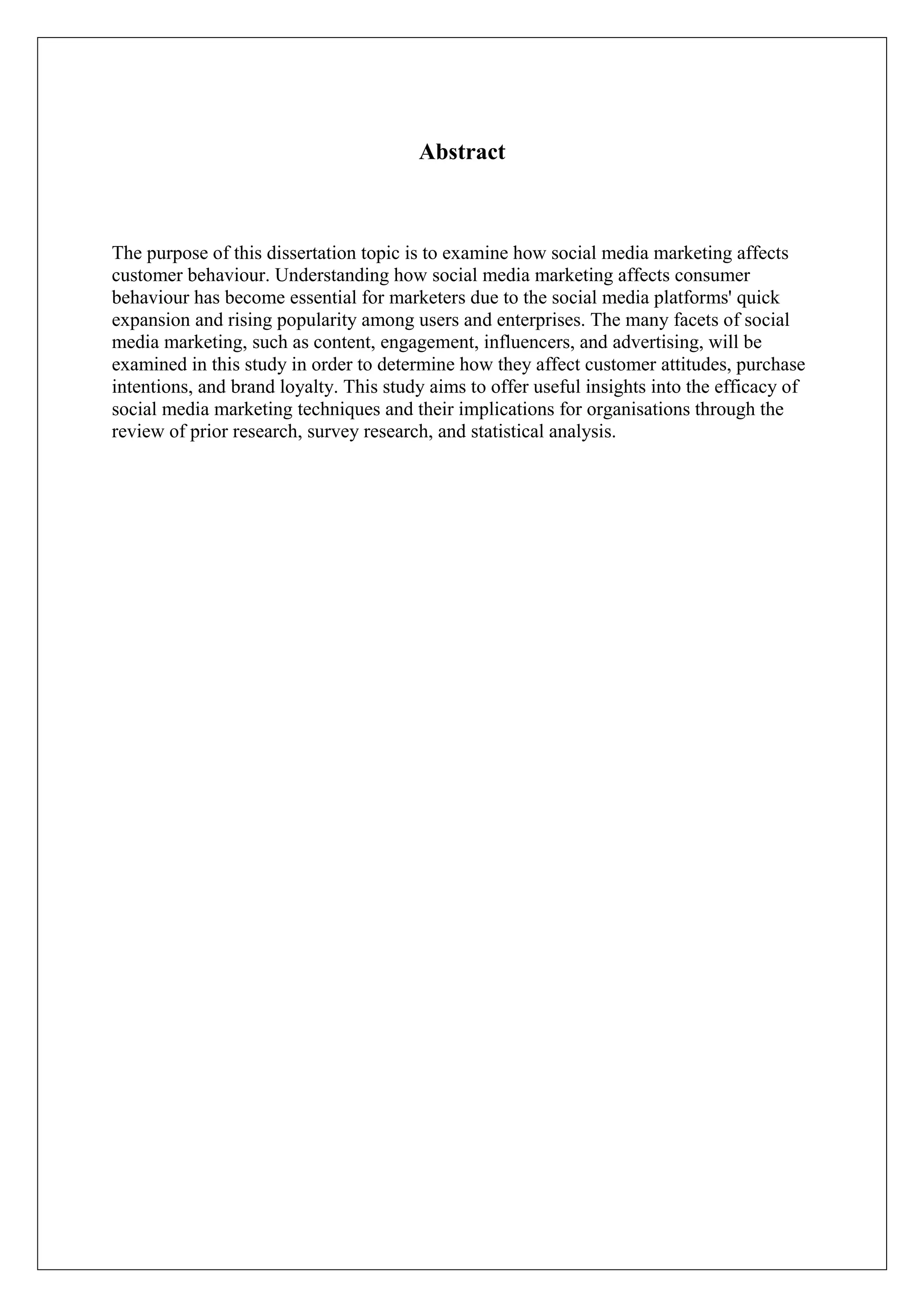 The Impact of Social Media Marketing on Consumer Behavior: A ...